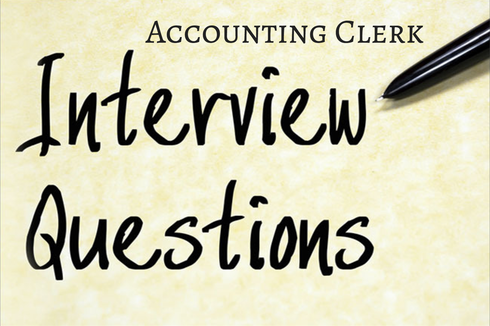 21 Accounting Clerk Interview Questions to Expect